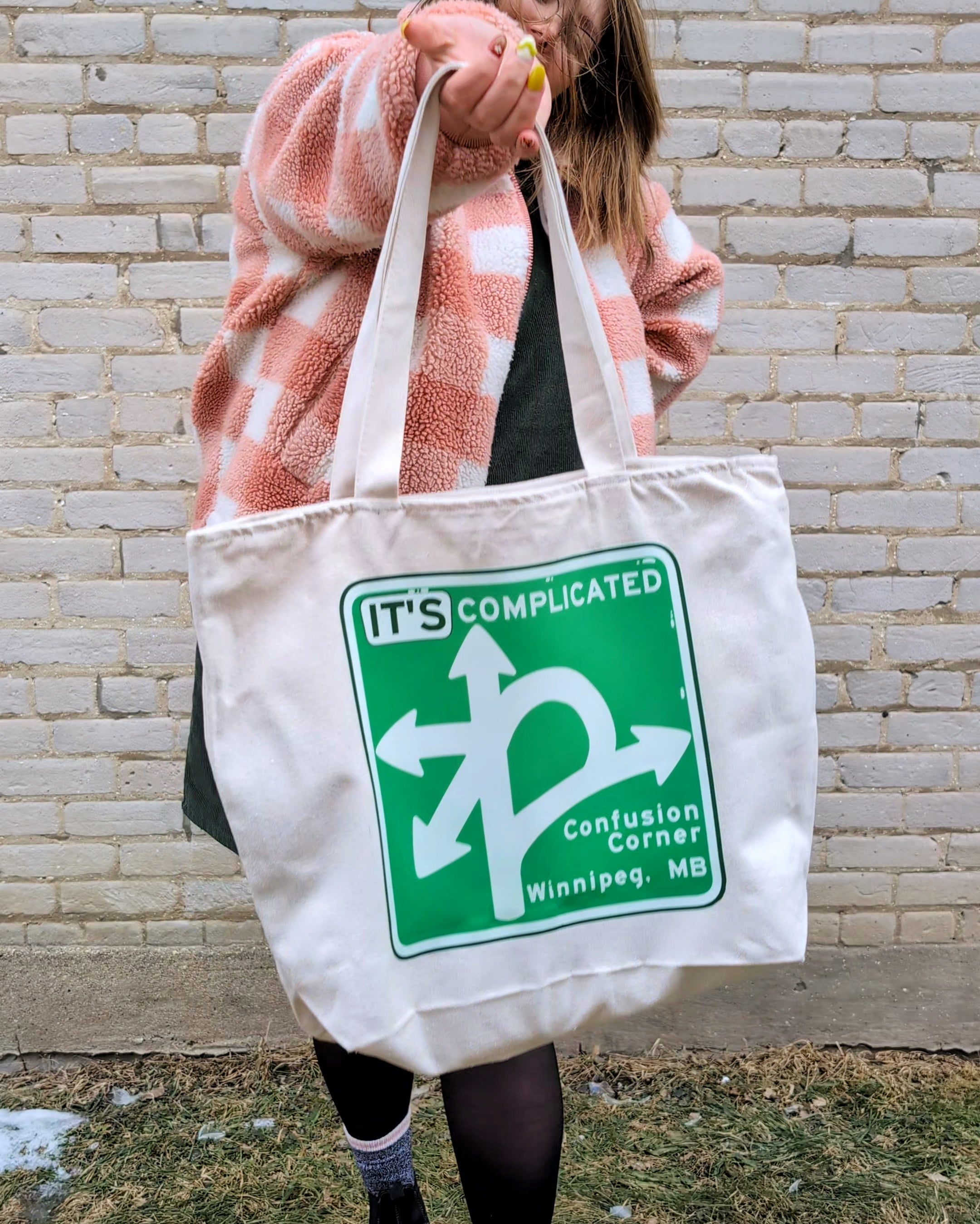 It's Complicated Tote Bag – Candy Skies